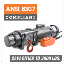 Columbia AC Electric Hoists for Lifting Applications