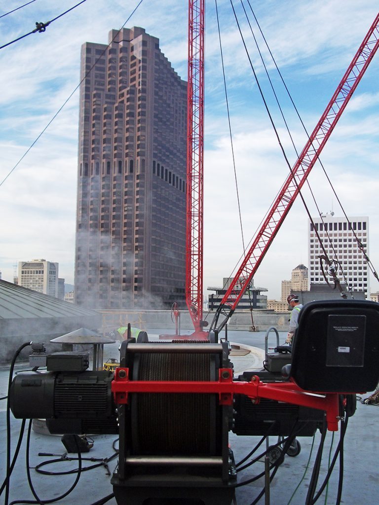 Columbia Construction Hoist System for Guy Derrick Crane - Allied Power ...