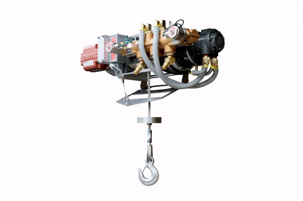 Columbia Explosion Proof Hoists Assist In Jet Engine Testing - Allied ...