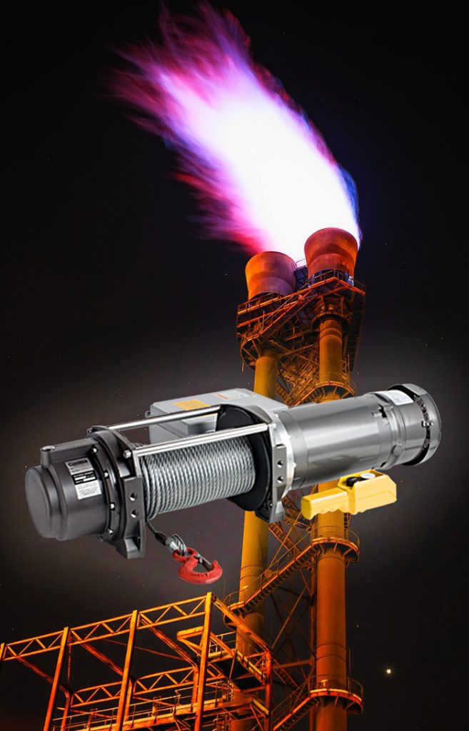 Columbia Flare Stack Hoists Provide Flare Igniter Assembly Solution ...