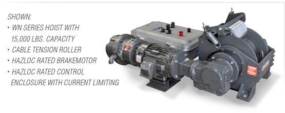 Columbia Explosion-Proof Winches and Hoists
