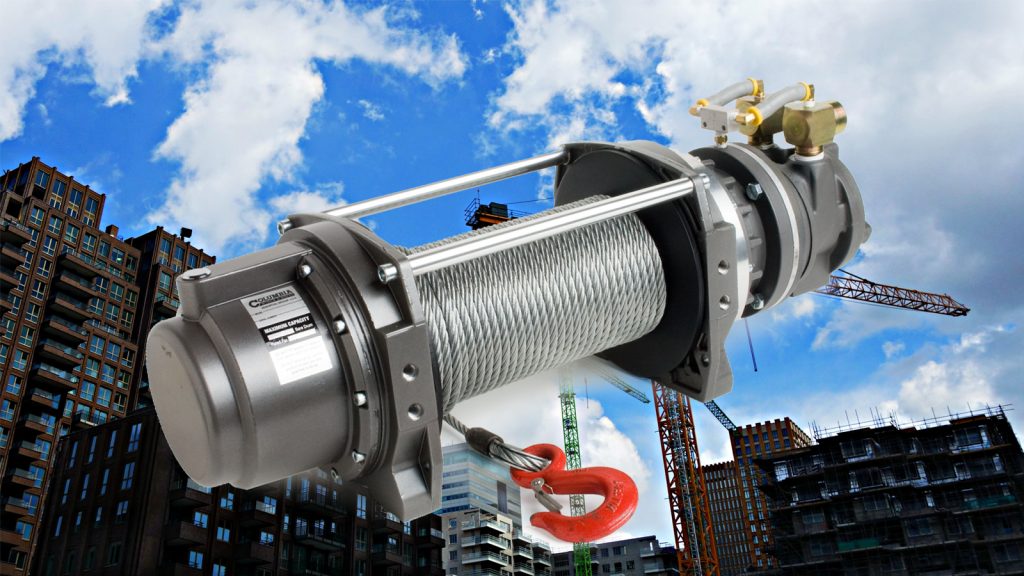 Columbia High Rise Hoist Lifts Construction Equipment - Allied Power ...