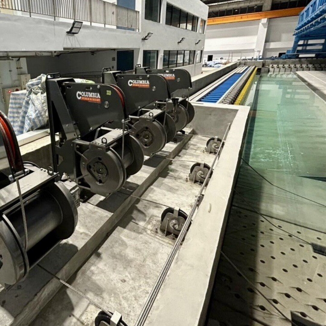 Columbia Wave Pool Hoist System for Maritime Testing Facility - Allied ...